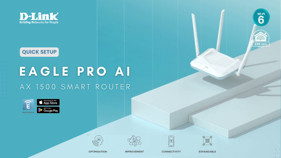 How to Setup D-Link R15 Eagle Pro AI Ax1500 router using Eagle Pro AI ...