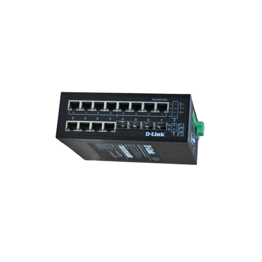D Link -DES F3200 12 CI & 16 CI Industrial Managed Switch, 8 /12 x 10 ...