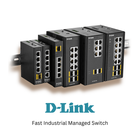D Link -DES F3200 12 CI & 16 CI Industrial Managed Switch, 8 /12 x 10 ...