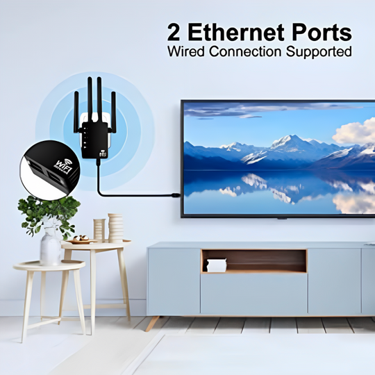 Mini 5G Wi-Fi Range Extender-WiFi5-Dual Band-2.4 Ghz & 5 Ghz-1200 Mbps ...